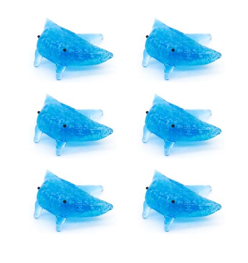 サイズ:H1xW3.2xD2.6cm 素材:ガラス 光に当てると暗い所で光る素材を練り込んだガラス細工です。