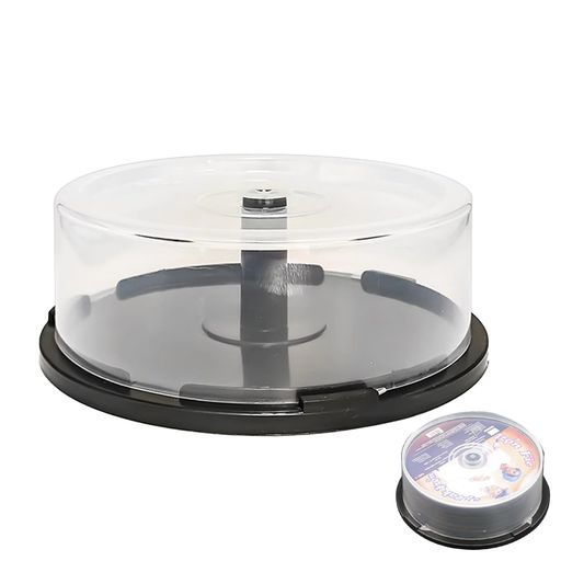 【25枚収納可能で】このcd収納ケースは収納を目的に設計されており、底部直径約138mm、高さ約50mmの使いやすいサイズで、25枚程度のCD、DVDまたはBD-Rディスクを収納することができます。散乱したディスクを整理し、保管スペースを節...