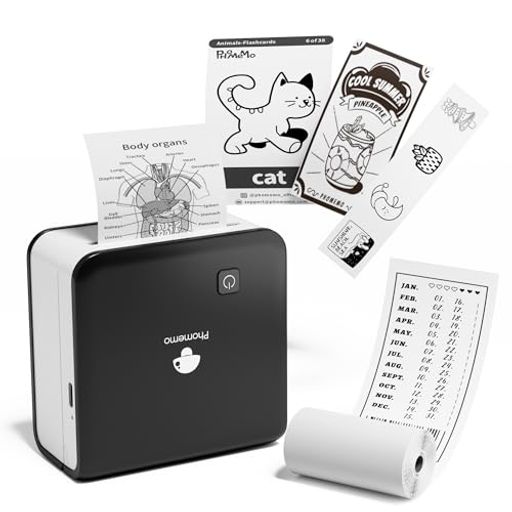 学校 300dpi解像度サーマルプリンター:新しい写真とテキストの印刷エクスペリエンスをもたらし、インクなしでの印刷にもかかわらず、印刷効果は素晴らしいです。いつでもどこでも優れた質感を満喫できます。Phomemo-M02PROモバイルプリ...