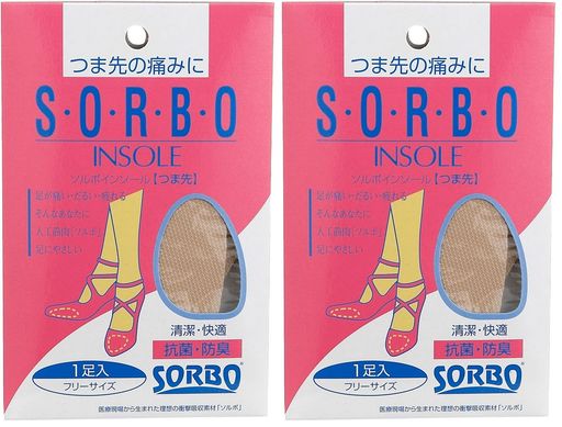 足の痛み つま先用衝撃吸収インソール 原産国:日本 商品サイズ(幅X奥行X高さ):幅73x奥行110x高さ2(mm) 材質:ポリウレタン