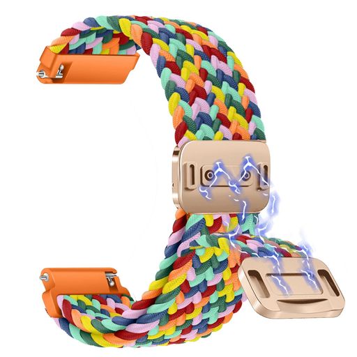 ⌚【22MM対応機種】ご購入前に時計のモデルをご確認ください(バンドのみ、時計は含まれません)。長さは無段階で自由に調整可能で、どんな手首でもフィットできます。フィットサイズ:ストラップの最小長さ(11.5cm/4.53インチ)+ダイヤルの...