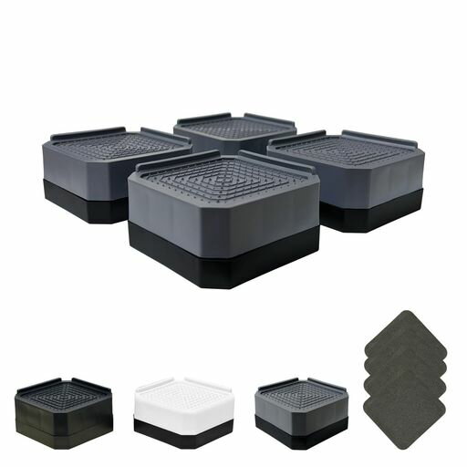 【高さ調整&amp;連結で省スペース】洗濯機下の空間を有効活用​​。マンション​​や​​収納スペースが限られた住宅​​にぴったり。洗濯機や冷蔵庫の下にすっきり収まり、​​排水ホース​​を通すスペースや​​雑貨収納​​のための空間を創出します...