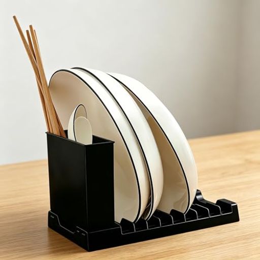 【All-in-One Storage &amp; Drainage Design】- This dish drying rack integrates storage and drainage in one unit, making it...