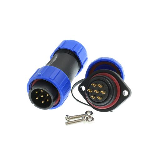 SP217ピン航空円形の防水力ケーブルのコネクター、φ21mmはパネルを切りました。 シーリング:IP68と一直線に;ケーブルの外の直径の範囲:I:4.5-7mmII:7-12mm;機械生命:500回以上;温度較差:-25~+85°C;絶縁...