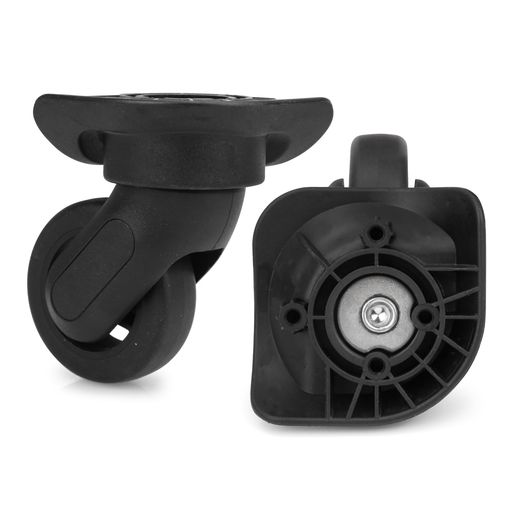 【サイズ】サイズの詳細は写真をご参照ください。このキャスターは通用タイプではなく、似てる穴間隔と形状のキャスターの交換にのみ使用いただけます。 【高品質&amp;耐久性】スーツケース交換用ホイールは高品質のPP素材で作られており、高耐久、ス...