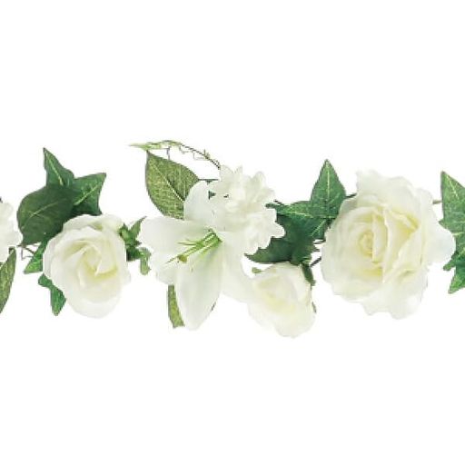 サイズ(約):花径5.5~11cm、全長180cm 入数:1本 材質:ポリエステル、ポリエチレン