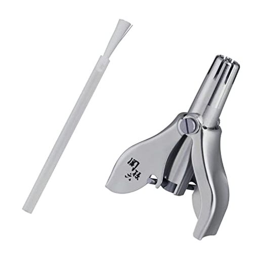 【回転式の鼻毛カッター】鼻孔を痛めず鼻毛をカットする回転式鼻毛カッター 【安全にカットできる】カッター部分が外に出ていないので、安全に鼻毛をカットすることができる 【お掃除ブラシ付き】付属のお掃除ブラシでキレイにできる 商品サイズ(幅x奥行...