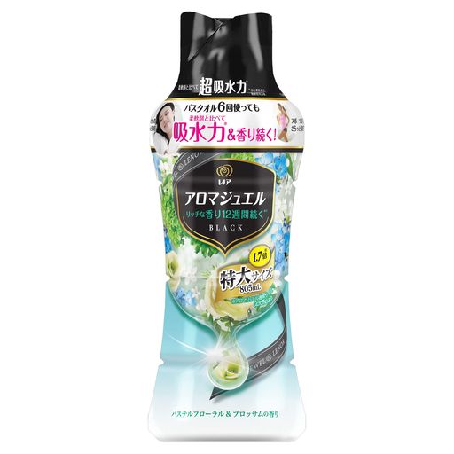 コールド保湿 アロマジュエルなら柔軟剤に比べて超吸水*。バスタオルやハンドタオルを6回使っても吸水力&amp;香り続く!(*当社柔軟剤比。複数回洗濯後。) 香りが12週間長続き*するので、お気に入りのヘビロテ服*1の香りが6回着ても新鮮なま...