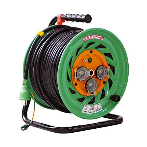 標準型 アース付き 電線種:VCT 電線サイズ(mm):太さ2.0・芯3 コンセント数:3個