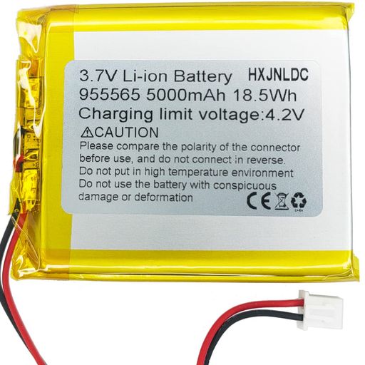 このバッテリーは、18.5Wh5000mAh未満のDIY3.7-5Vで、電子製品に適用できます。(星(塗り潰し)大電力電動工具や航空機には適用されない) コネクタの仕様と極性は製品の表示画像に基づいています、星(塗り潰し)赤い線は正極「+」...