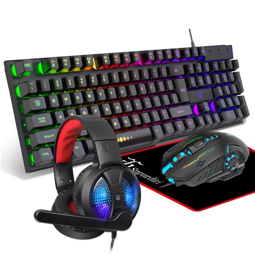 【プレミアムでスタイリッシュなゲームコンボ】ユーザーフレンドのニーズへの忠誠心に導き、ゲーミングキーボードマウスコンボのアップグレード外観をよりハンサムに、そしてパフォーマンスをよりパワフルにすることに努めています。 【人間工学に基づいたゲ...