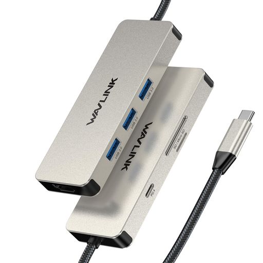 【7-in-1マルチポートUSB-Cドッキングステーション】1つのUSB-Cポートを介して、1x 4K HDMIポート、1x 100W Type-C充電ポート、3x 5Gbps USB3.1ポート、1x SD/TFカードリーダーに拡張し、ノ...