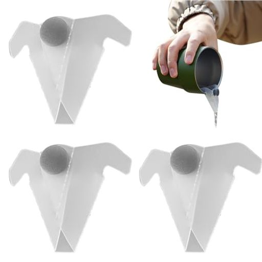 【小型で軽量】このキャンプコーヒーポットスパウトは、重量わずか1.9g、寸法約8.5*5*0.5cmで、小型で軽量なキャンプ用ドリップコーヒースパウトは、小さなバックパックのスペースをとらずに収まります。いつでもどこでもコーヒーを楽しむこと...