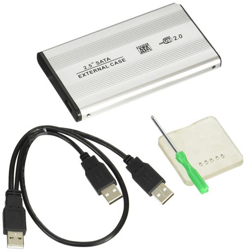 接続形態:外付 / インターフェース:USB2.0 / 対応ドライブ:HDD / 搭載ドライブ:2.5インチSerialATA / 搭載可能数:1