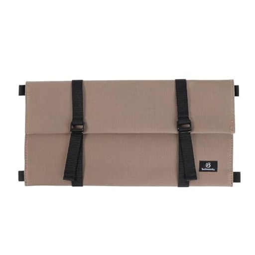 材質:帆布(パラフィン加工)、ポリエステル サイズ:約400x200mm 重量:約160g