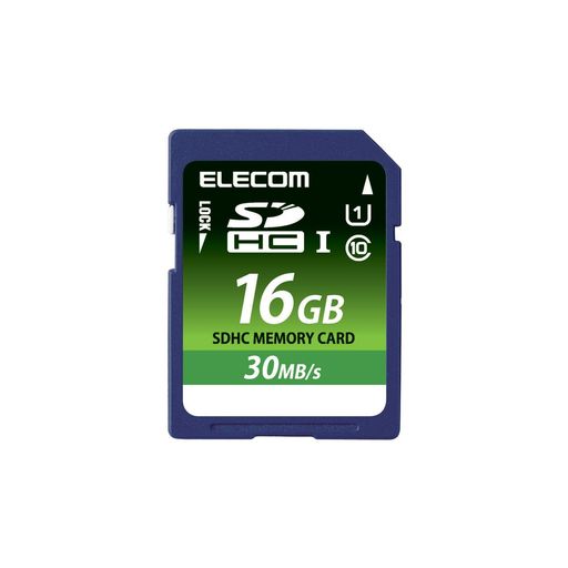 メモリ規格:SDHCClass10UHS-I インターフェイス:SD 最大転送速度:読み出し:30MB/s 最低保証速度:10MB/sec 外形寸法:幅24.0mmx高さ32.0mmx奥行2.1mm 重量:約2.0g 保証期間:1年(データ...