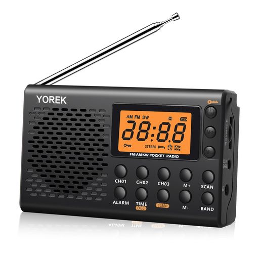 高感度受信&amp;大文字表示:高性能DSPデジタルチューナー搭載のFM/AM/SW3バンド小型ポータブルラジオです。360度回転FM/AMロッドアンテナとAMアンテナを搭載しております、抜群な受信感度を実現できます。大きいSTN液晶を採用...