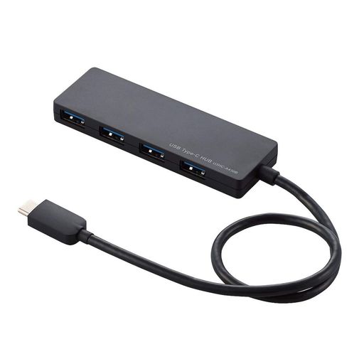 USB Type-Cポートを搭載したパソコンで4台のUSB-Aデバイスが使える4ポートUSB3.1 Gen1ハブです。 最大5Gbps(理論値)とUSB2.0の約10倍の超高速データ転送を実現するUSB3.1 Gen1に対応し、高速でのデー...
