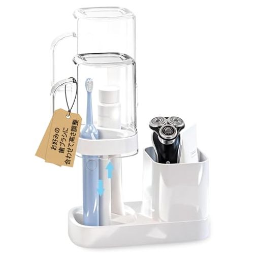 抗菌・防カビ・防臭効果三位一体:歯ブラシスタンドは特殊な抗菌加工を施された高品質プラスチックを採用。素材そのものが持つ抗菌作用により、カビの発生と悪臭の原因を根本から抑制します。浴室などの多湿環境でも安心してお使いいただけ、ご家族の口腔衛生...