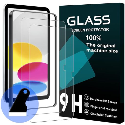 【対応機種】iPad10世代ガラスフィルム2枚(機種の選択には間違いがないよう、ご注文前によくお確かめください。) 【日本旭硝子素材·傷や衝撃に強い·飛散防止】日本旭硝子製ガラス素材採用、表面硬度は9H、ハードコーティング技術により外部から...