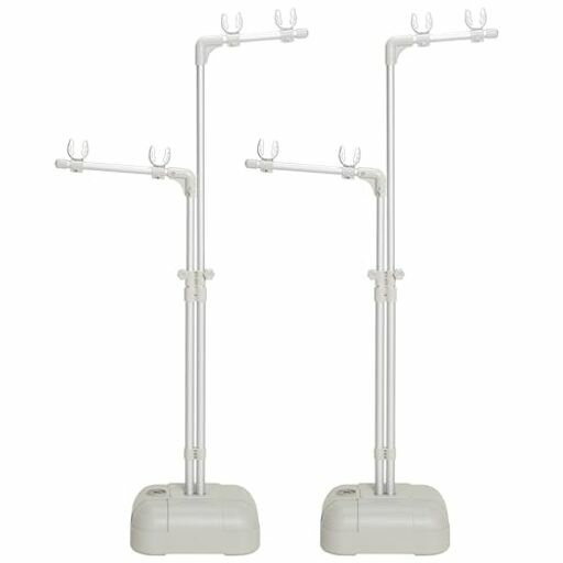 サイズ/使用時:(約)高さ105~170x幅35x奥行80cm、台部:(約)高さ16x幅35x奥行41cm 組立品、組立時間/人数(目安):約20~30分/1人、耐荷重:全体で約30kgまで パッケージ重量:6.035kg