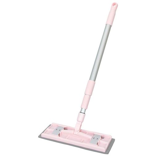 サイズ:約27x115.5x8.9cm 本体重量:約308g 素材:ヘッド/ポリプロピレンスポンジ/EVA樹脂柄/アルミグリップ/ポリプロピレン 原産国:中国 使い捨てシートも雑巾もつかえる