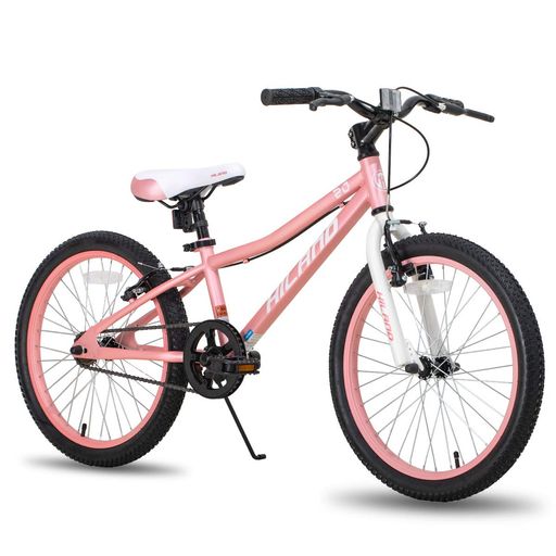 トレイル 【子供用マウンテンバイク】Hiland子供用マウンテンバイクは、明るい色とファッショナブルで魅力的なデザインで、男の子にも女の子にも適しています。安全を第一に子供向けに特別に設計されています。軽量スチールフレーム、快適なシート、2...