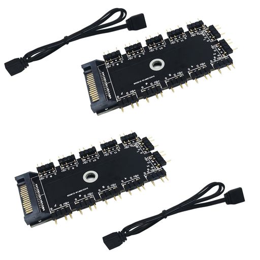 ◇パッキング:2つのARGBハブ.2つの通常の3ピンコネクタを装備。注:このパッケージには、SATA電源ケーブルは含まれていません ◇11ポートARGBHUB:マザーボードのRGBインターフェースを拡張し、マザーボードの1つのインターフェー...