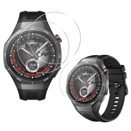 【対応機種】対応HUAWEIWATCHGT5Pro/HUAWEIWATCHGT6Pro46mmガラスフィルム3枚(機種の選択には間違いがないよう、ご注文前によくお確かめください。) 【日本旭硝子素材·傷や衝撃に強い·飛散防止】日本旭硝子製ガ...