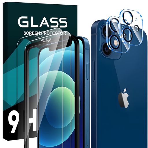 【対応機種】iPhone12miniガラスフィルム2枚+カメラフィルム2枚+ガイド枠1枚。(機種の選択には間違いがないよう、ご注文前によくお確かめください。) 【ガイド枠付き・初心者でも綺麗に貼れる】専用の貼り付けガイド枠が同梱されています...