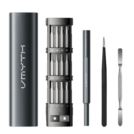 【46in1精密ドライバー-】高硬度、耐衝撃性、高い耐久性の利点。ペン型ドライバーの一体成形プロセスで、と特殊な滑り止め処理、円滑なエッジで快適な手触りが得られます。ターンキャップ設計のアルミニウム合金ドライバーに、ビットのサンドブラスト加...