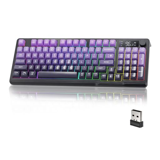 無線技術基準適合:219-249332【ダブル接続モード】M96ゲーミングキーボードはBluetoothとワイヤレス2.4Gの2つの接続モードを備えており、bluetoothキーボード/ワイヤレスキーボードです。超高速伝送周波数で、より安定...