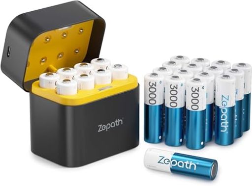 【リチウム単三電池と1.5v電圧出力】Zepath充電式リチウム単三電池は3000mWhの大容量と高いエネルギー密度を備えており、多数の充放電サイクルを実現し、長寿命を誇ります。電力が完全に使い果たされるまで、プロセス全体を通じて 1.5V...