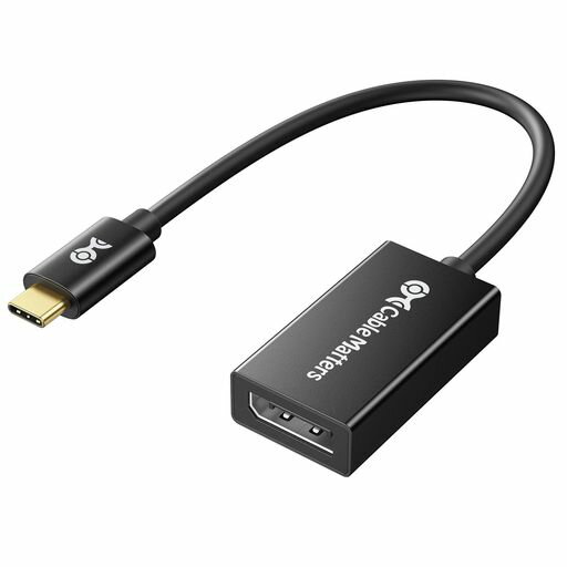 【USB-CDisplayPort1.4変換アダプター】USBType-CDisplayPort変換アダプターは、USB-C/USB4またはThunderbolt3/4/5ポートを搭載したパソコンやスマートフォンと、DisplayPort入...