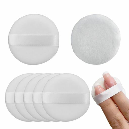 【サイズ】直径4.5cm、厚み1cm【セット内容】6個入り 【ソフトパフ】高品質な植毛加工パフで、粉含みが良く、ムラなく均一にメイクを仕上げます。柔らかで優しい肌触りがお肌を快適に保ちます。 【繰り返し使用可能】洗っても型崩れしにくく、繰り...