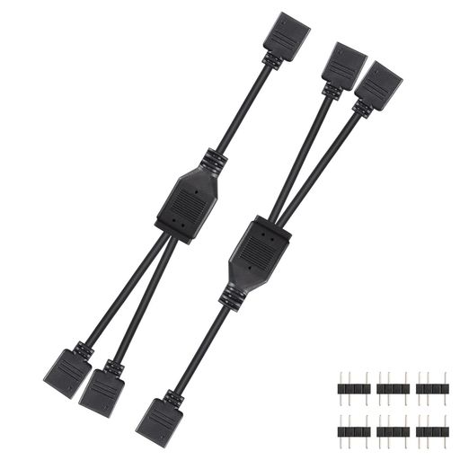 1~2ポートARGB HUBは、1つのマザーボード+5V 3PIN ARGBインターフェイスを介して接続の拡張を可能にし、不十分なARGBインターフェイスの問題を解決するのに役立ちます。 ASUS、MSI、Gigabyte、ASRockなど...