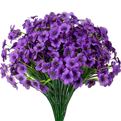 【リアルな見た目】-スミレの花束はどれも本物の花のような印象を与えます。造花は本物の花の代わりとして実用的で、何年も新鮮で美しい状態を保ちます。 【素敵な装飾】-この人工観葉植物「バイオレット」は、屋外や屋内の装飾に最適です。まるで本物のよ...