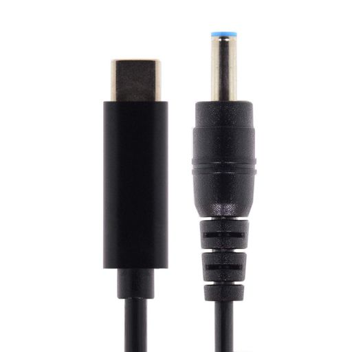 TypeCUSB-C入力-DC4.5x3.0mmPowerPD充電ケーブル、HPノートパソコン18-20V用 長さ:1.5m。Type-Cメス端のPDエミュレータートリガー内蔵HPノートパソコンにのみ適合。 入力:タイプCメス、65Wまたは...