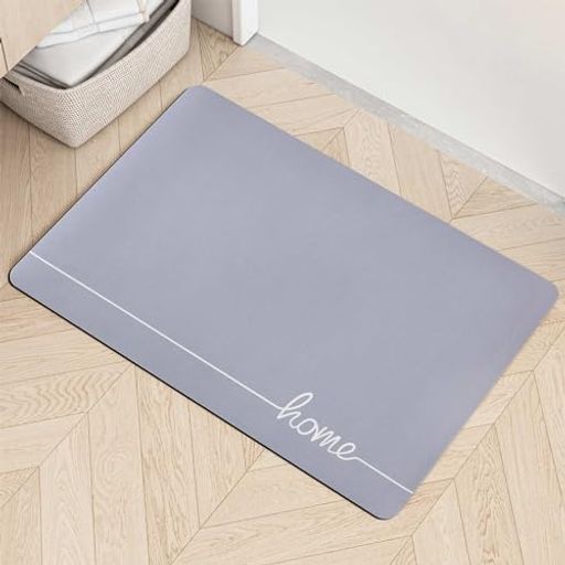 【優れた吸水性】高密度マイクロファイバー素材を使用し、優れた吸水性を発揮するバスマットです。バスルームの床から水を素早く吸収し、滑りやすさを効果的に軽減し、ご家庭環境の安全性を高めます。