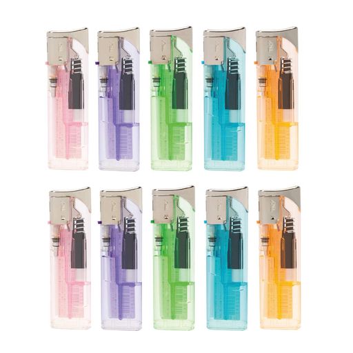 ライターの種類:ガスライター 本体サイズ:長さ8.1cmx幅2.4cmx奥行き1.0cm 本体重量:16g PSCマーク取得商品、生産物賠償責任保険付 チャイルドレジスタンス機能付き(お子様が簡単に操作できないよう着火レバーを重たくしてあります)