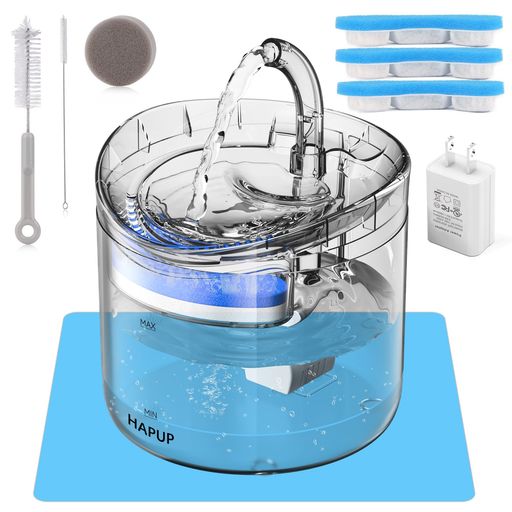 体重管理 【2種類出水モード】蛇口、噴水2種類出水モード、ペットに多様な水飲み体験を与えます。くぼんだ貯水ボウルと水の循環システムを採用し、水と空気の接触面積と時間を増やし、より多くの酸素を水に溶け合いて、ペットに健康と活力をもたらすように...