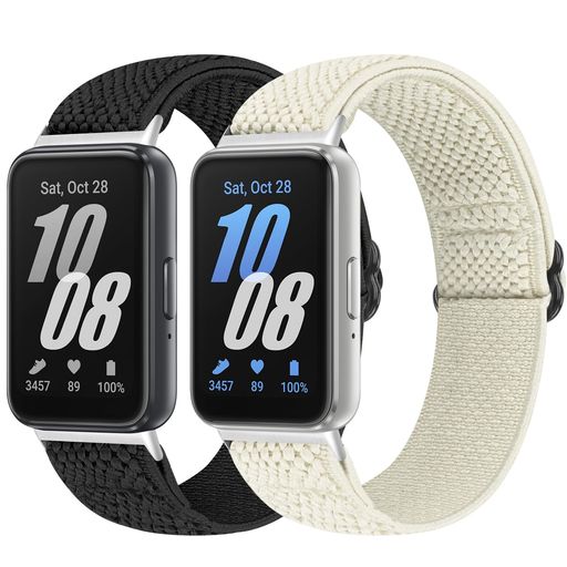 【対応モデル】このナイロンストラップはSamsungGalaxyFit3SM-R390のみに対応しており、他の時計には対応していません。(注:トラッカーは付属していません)。 【伸縮性と通気性に優れたナイロン素材】このGalaxyFit3ス...