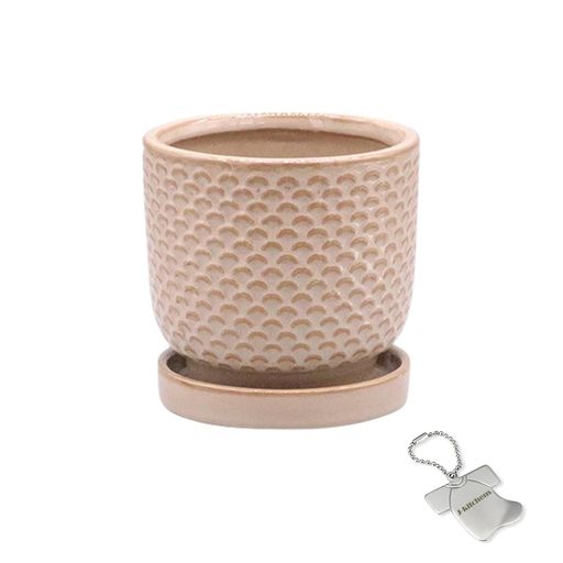 本体素材:セラミック 製品サイズ:本体/約Φ10x9.5cm 底穴ありソーサー付き 一品一品が手作りの為、色合いやサイズ等が多少変わる場合があります。