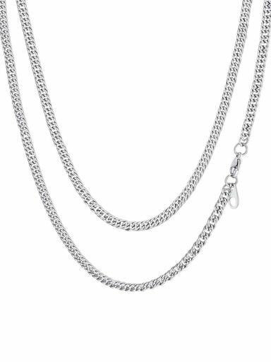 【商品の仕様】1カラー:シルバー/ゴールド;2幅:3mm/6mm/9mm/12mm;3ネックレスチェーンの長さ:長さ45cm/50cm/55cm/60cm/65cm/70cm/75cm/80cm 【人気なメンズチェーン】定番人気な6面カット...