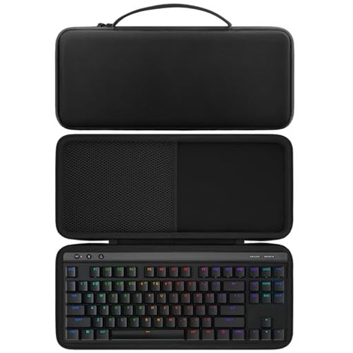 LogicoolGロジクールGゲーミングキーボードワイヤレスG915TKL/G913TKL—収納ケース保護(ご注意LogicoolGロジクールGゲーミングキーボードワイヤレスG915XLIGHTSPEEDTKL含まれません) 耐久性が高く、...