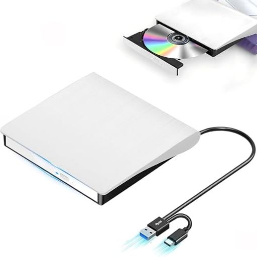💽【最新テクノロジーを活用した高品質チップ搭載&amp;高速処理】この外付けCD/DVDドライブは、最新の高品質チップを採用し、データ処理の高速化と精度向上を実現しています。先進的なチップセットにより、ビジネスでの効率的な作...