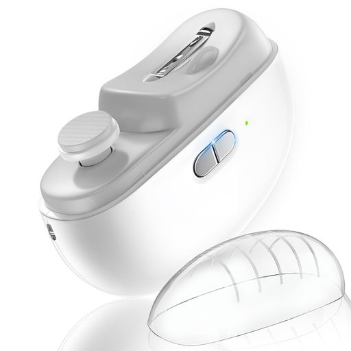 【2段階速度調節機能】電動爪削りは2段階の速度調節が可能な爪切り電動です。電源ボタンを長押しでON/OFF操作、短く押すことで低速モードと高速モードを切り替えられ、ご利用シーンに応じた調節が可能です。お子様からご高齢の方まで安心してご使用い...
