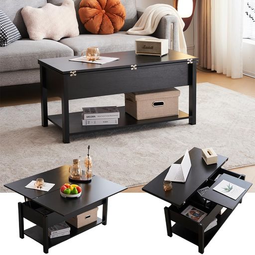 【サイズ】テーブル:幅100x奥行50x高さ47cm【耐荷重】テーブル閉じる時:100kg;上がる時:25kg素材】テーブル:パーティクルボード(メラミン貼り)、スチール(フレーム)、粉末塗装(スチール部分)。【カラー】テーブル:ブラウン/...