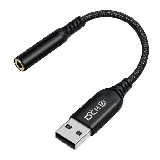 【USB経由で外付けのサウンドカードを増設】USBオーディオ変換アダプタはUSBポート経由でアナログ音声の入出力が可能で3.5mm TRRSステレオミニポート付きのヘッドホン·マイク端子を一体化に設計されており、PC上のオーディオポートやオ...