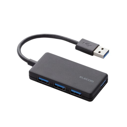 転送速度5Gbpsと従来のUSB2.0の約10倍の転送速度(理論値)を実現するUSB3.0に対応したUSBハブです。 デスク上で邪魔にならない超薄型・コンパクト設計です。 USB3.0対応のパソコン・機器であれば、大量のデータも高速に転送可...